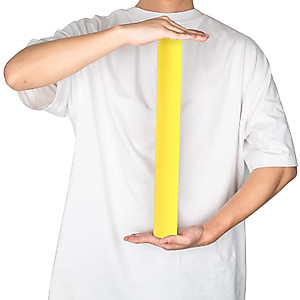 RUSPEPA Kraft Paper Roll - 17.5 inches x 32.8 feet - Recyclable Paper Perfect for Wrapping, Craft, Packing, Floor Covering, Dunnage, Parcel, Table Runner, Yellow