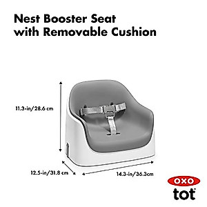 OXO Tot Nest Booster Seat with Removable Cushion