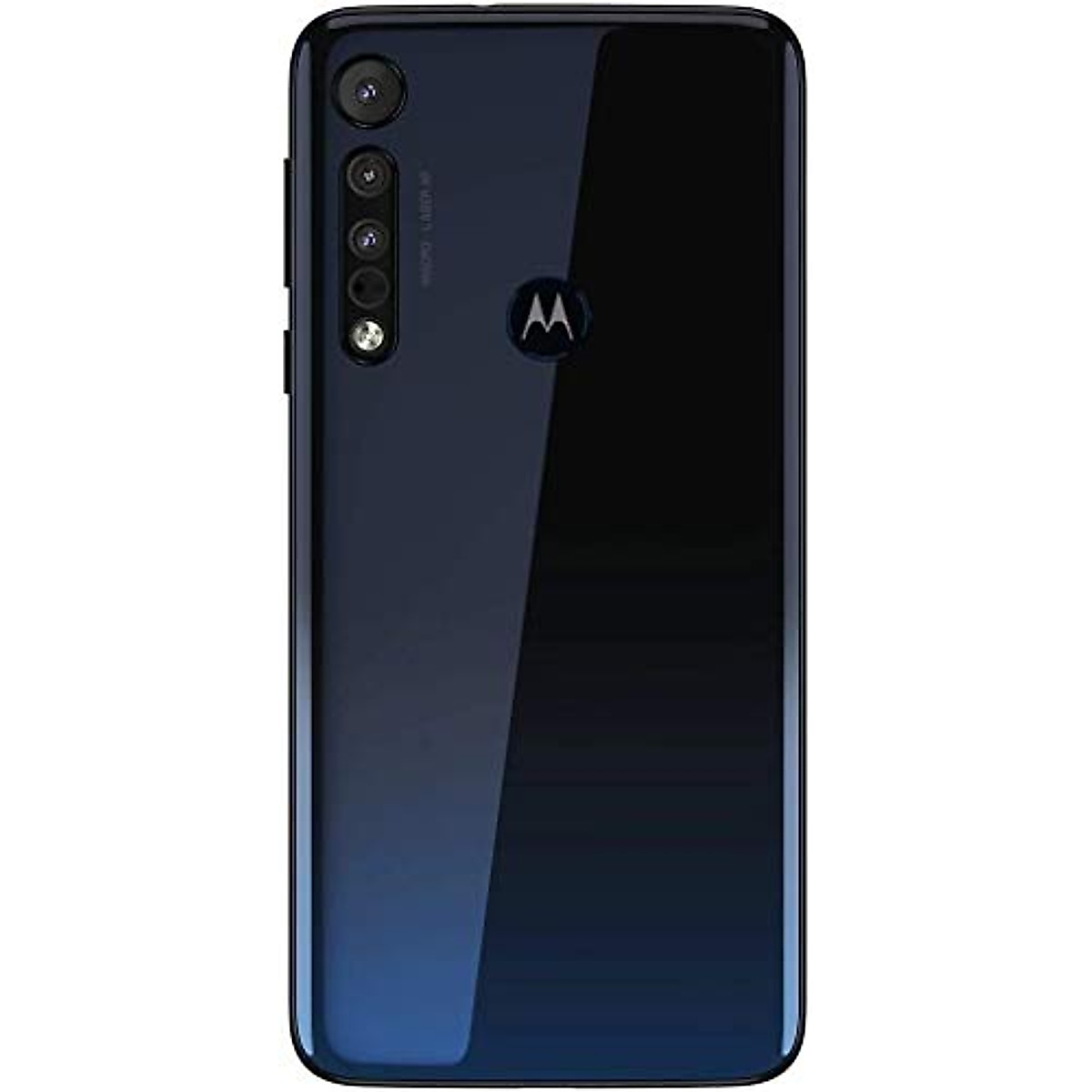 Motorola Moto One Macro w/Android One (64GB, 4GB) 6.2, Macro Vision Camera (5X Closer) GSM Unlocked (AT&T/T-Mobile/MetroPCS/Cricket) International Model XT2016-2 (Space Blue)