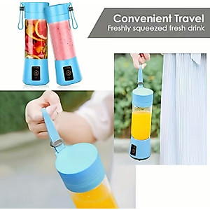 Portable Blender, Personal Mixer Fruit Rechargeable with USB, Mini Blender for Smoothie, (Green)