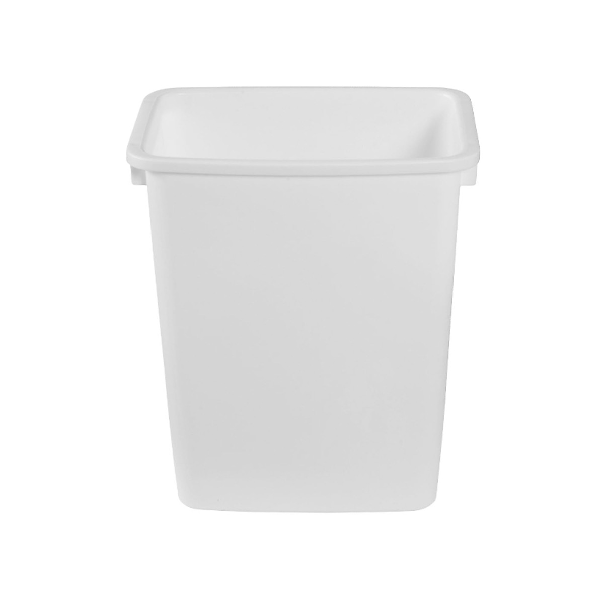 21 Quart Wastebasket in White