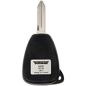 Dorman 92087 Keyless Entry Transmitter Cover Compatible with Select Jeep Models, Black