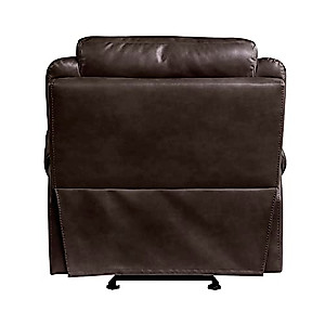 Lexicon Whirlaway Glider Reclining Chair, Dark Brown