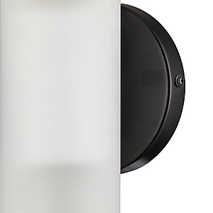 DAYCENT Modern Farmhouse Black Bathroom Light Fixtures Wall Sconces Set of Two Cylinder Sconce Lighting