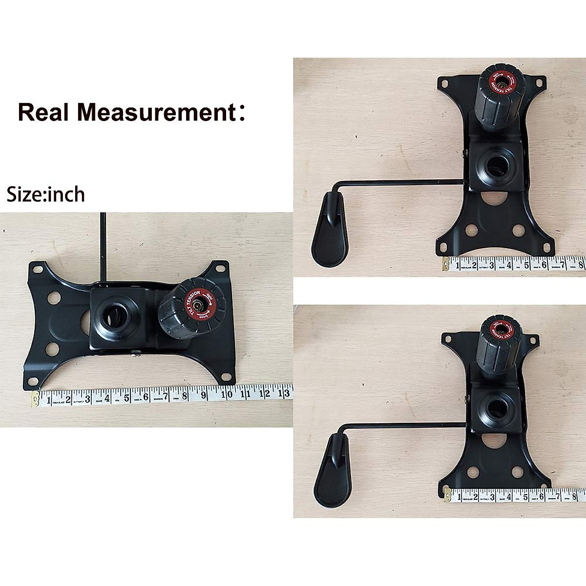 Warmword 6"x10" Tilt Control and Gas Lift,Replacement Office Chair Tilt Control Mechanism