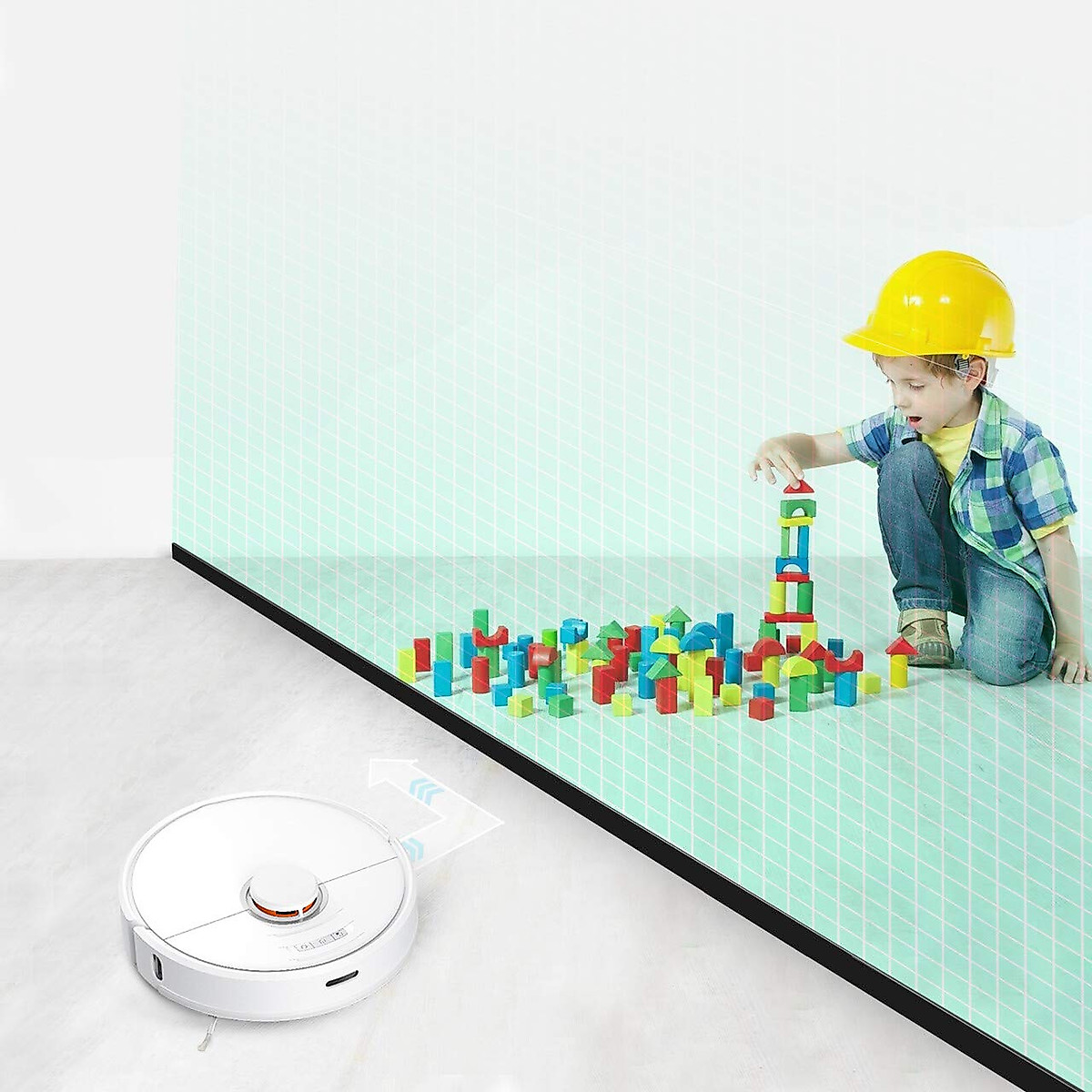 Housmile Boundary Markers Strips Magnetic Tape Compatible for Eufy, Roborock, Neato, Shark ION Robot Vacuum Alternative Magnetic Strip Tape for xiaomi Robot Vacuum, 13 Feet