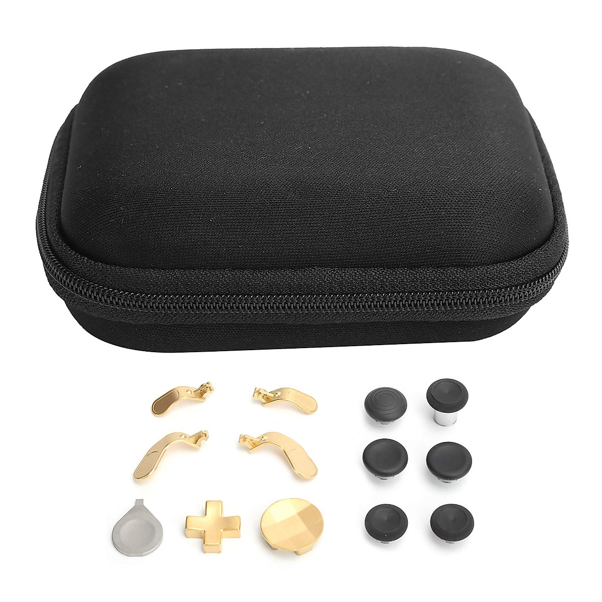 Replacement Gamepad Swap Joysticks Paddles Accessory for X One Elite Series 2 Controller(golden)