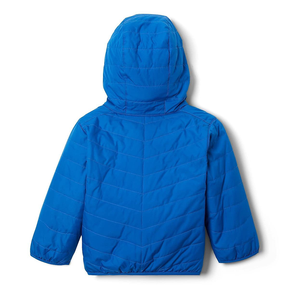 Columbia Toddler Unisex Double Trouble Jacket, Bright Indigo/Collegiate Navy Checkpoint, 4T