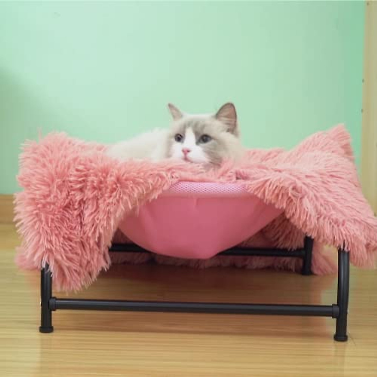 JUNSPOW Cat Bed Hammock Pet Bed Cat Beds Dog Bed Soft Pet Beds