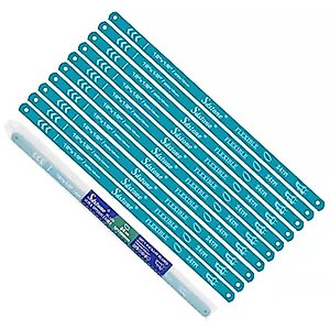 Sdstone Hacksaw Blades High Speed Replacement Blades 24 TPI - 12" Length Hacksaw Blade - Carbon Strength Steel (10 Pack)