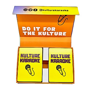 Kulture Karoke: Kulture Karoke, Help your game or karoke night with these cards to give you song ideas and fun categories for 2+ players, Ages 14+
