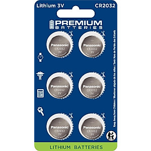 Premium CR2032 Battery Lithium 3V Coin Cell - Japanese Engineered High Capacity Batteries 24 Pack