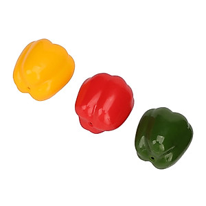 Dog Squeaky Chew Toys,Cute Pepper Shape Teeth Grinding,Cuddly Soft Toy for Dogs,Interactive Boredom Relief Bite Resistant Squeaky Squeeze Dog Toy for Medium Dogs