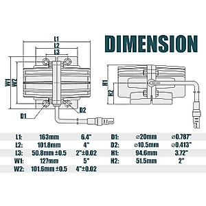 AmbitionMotor Salt & Sand Vibrator 200LBS 80W DC 12V for Buyers Karrier Cougar SnowEx Trynex Meyers Spreaders