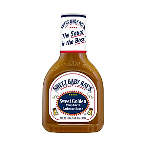 Sweet Baby Ray's Sweet Golden Mustard Barbecue Sauce 18 Ounce (Pack of 2)