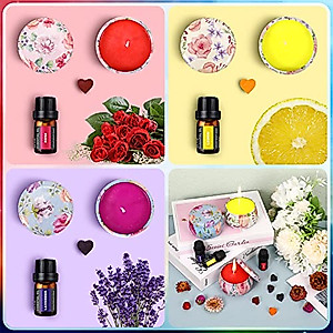 Candle Making Kit, Full Set - Soy Wax, Candle Wick, Stirring Spoon, 4.4 oz Candle Jar & More - DIY Starter Scented Candles Making Kit