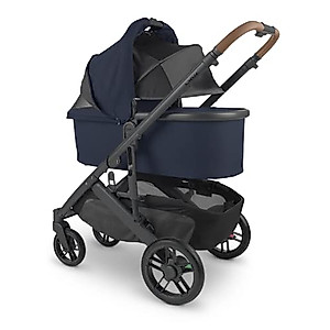Cruz V2 Stroller - NOA (Navy/Carbon/Saddle Leather) + Bassinet - NOA (Navy/Carbon)