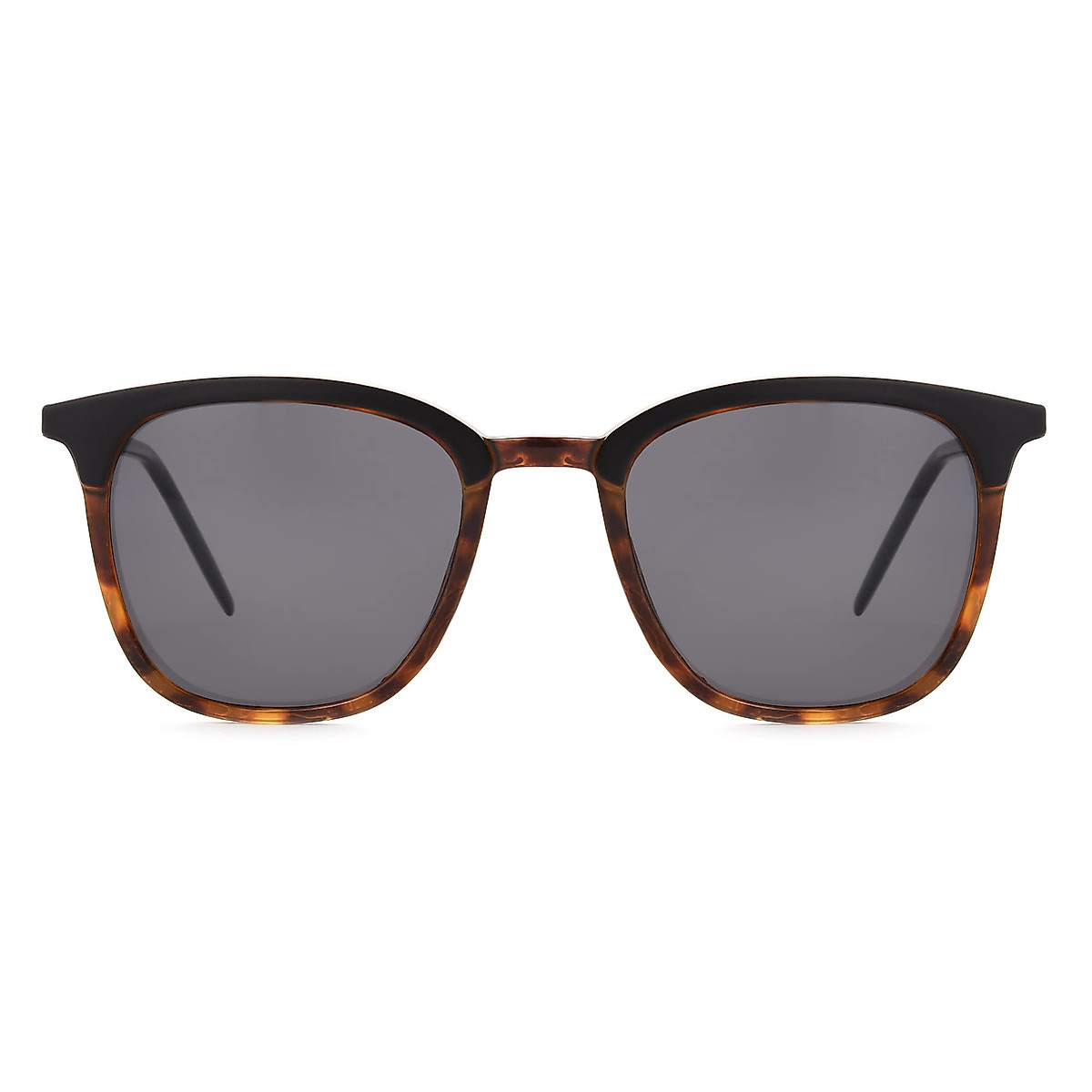 Foster Grant Men's Marli Polarized for Digital Sunglasses, Tortoise and Matte Black, 50mm US