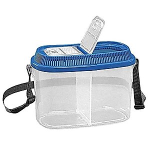 IRIS USA Small Animal Insect Habitat Bug Cage with Shoulder Strap, Clear (301400)