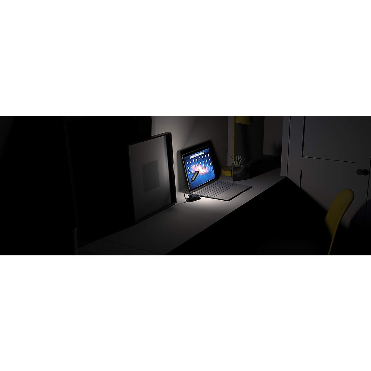 ZYK Book Light, 12 LED USB Rechargeable Reading Light with 3-Level Brightness for Eye Protection Night Reading Lamp