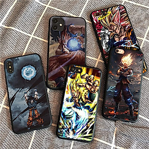 Dragon Super -Ball Z Case for Samsung Galaxy Note 10 Plus, Anime Manga Dragon Super -Ball Z Design Soft Silicone Cover Phone Case for Samsung Note 10 Plus (with Cute Figure Keychain)