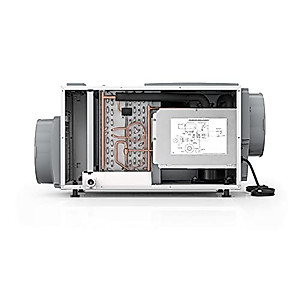 AprilAire E100 Pro 100-Pint Whole-House Dehumidifier + Model 76 Wall Mount Dehumidifier Control, Commercial-Grade Whole-Home Dehumidifier for Basement, Crawlspace, or Whole House up to 5,500 sq. ft.