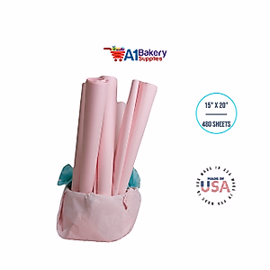 Bulk Blush Tissue Paper 15 inch X 20 inch 480 Sheets Premium Quality Gift wrap Tissue Paper A1 bakery supplies