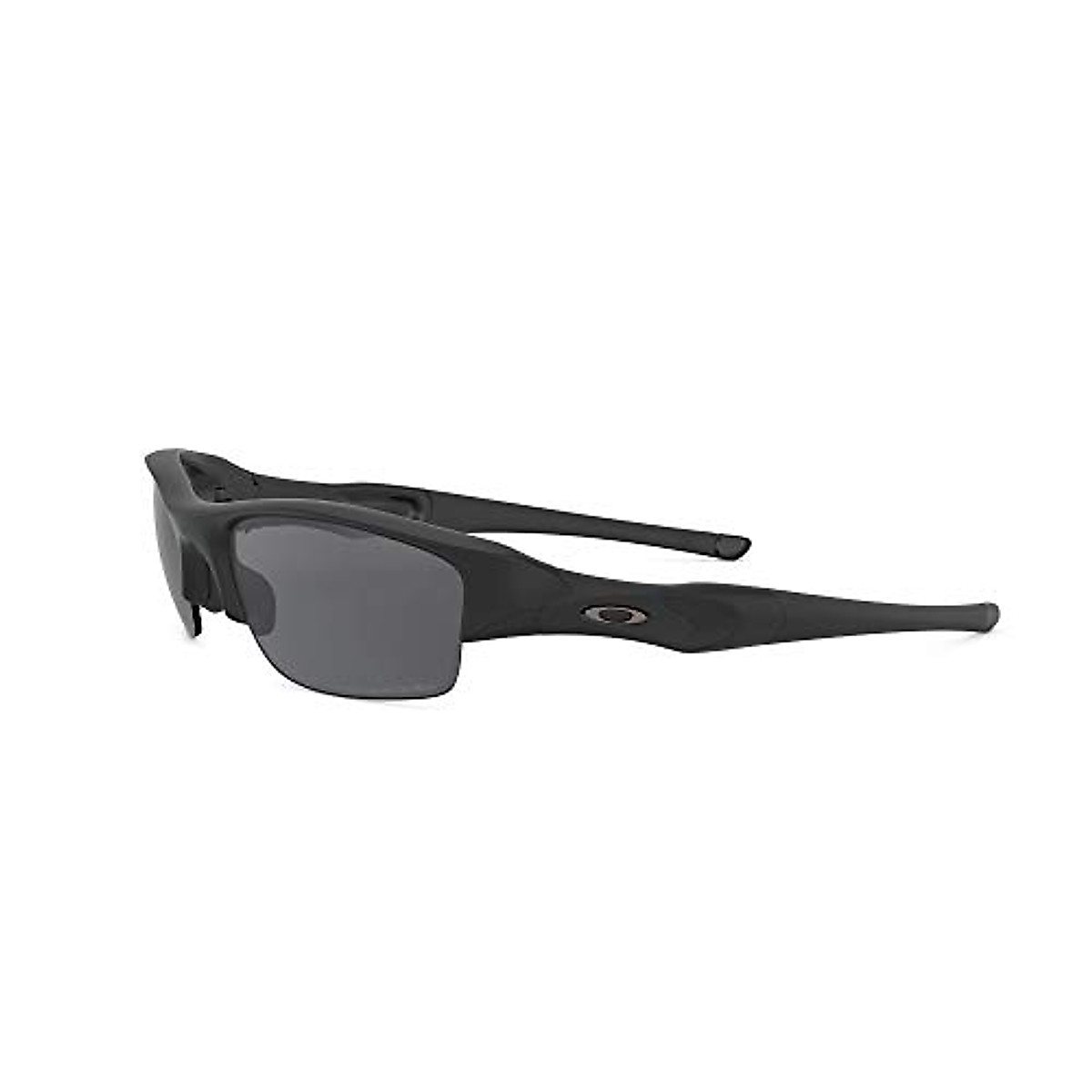 Oakley Men's OO9008 Flak Jacket Rectangular Sunglasses, Matte Black/Grey Polarized, 63 mm
