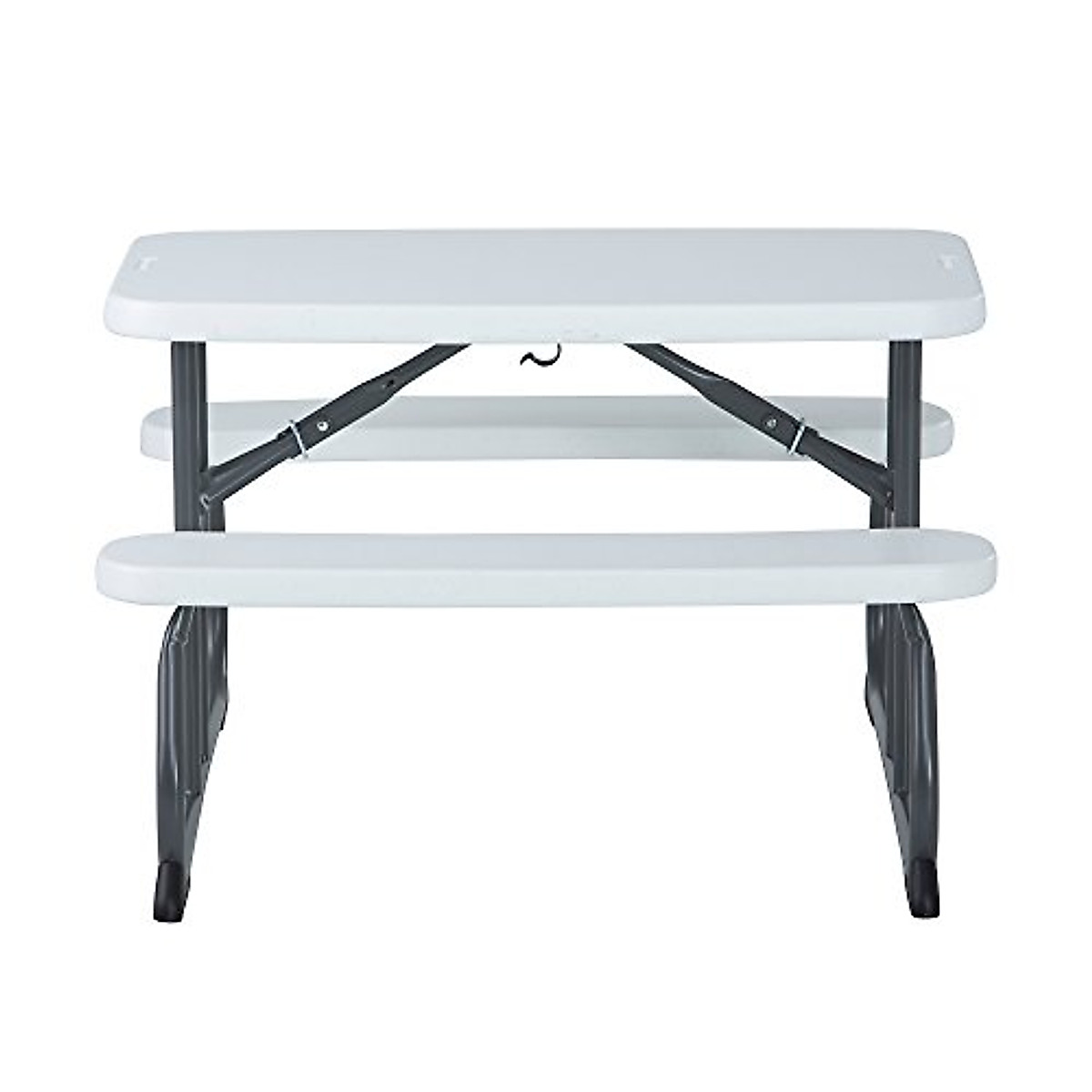 Lifetime Kid's Picnic Table, White and Black