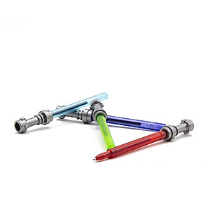Lego Star Wars Lightsaber Gel Pen Set - 4 Pack Gel Pens (52875) - Set for Back to School, College, or Office