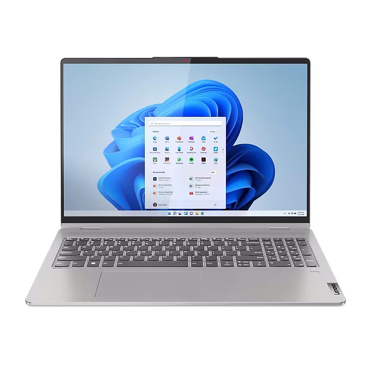 Lenovo 2023 IdeaPad Flex5 16” IPS WUXGA Touch 2-in-1 Laptop 8-Core AMD Ryzen 7 5700U Radeon Graphics 16GB LPDDR4 2TB NVMe SSD WiFi AX USB-C w/DP HDMI Backlit KB Fingerprint Windows 11 Pro w/RE USB