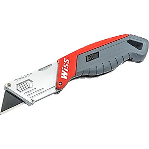 Crescent Wiss Quick-Change Folding Blade Utility Knife - WKF2, Black