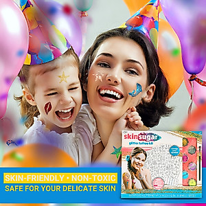 Temporary Tattoos Savvi Skin Sugar Glitter Tattoo Kit