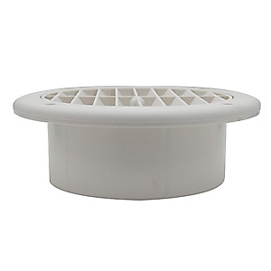 RecPro RV AC Vent 5" Side Vent | Optional Charcoal Filter | White | Camper AC Vent (5 Pack, No Charcoal Filter)