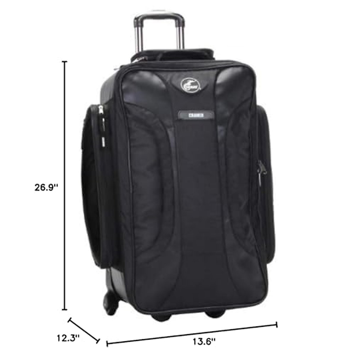 Cramer Tuf-Tek Junior Traveller Bag, Athletic Trainer Traveling Bag, Suitcase for Trainers On the Go, Durable Bag with Handle and Wheels, Large Duffle Bag with Rollers, Storage Bag