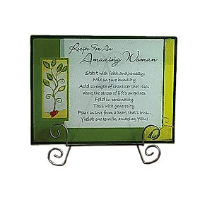 Abbey Gift Abbey & CA Gift Amazing Woman Cutting Board, 15.5 x 11.5, Multicolor