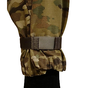 Hook & Loop Ankle Blousing Garter by Mt. Sun Gear 1" Grey Trousers Straps for Hiking, Cycling, Waders, Fly Fishing, Hunting, Gardening, Outdoor and Military Uniforms.