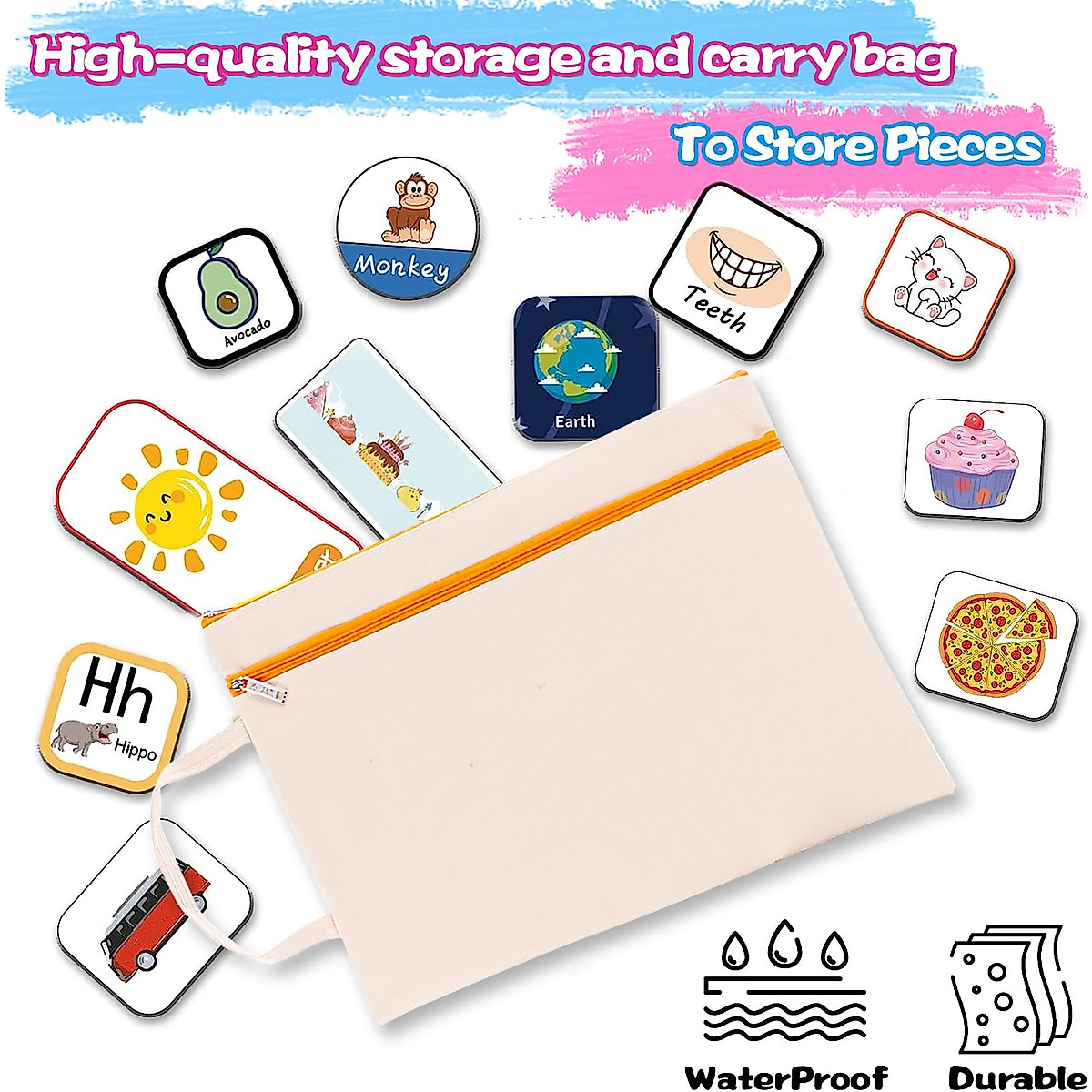 HeyKiddo Toddler Busy Book, New Upgraded Autism Toys for Kids, Preschool Activity Binder for Autism & Special Needs, Drawing/Educational Book for Home School Learning