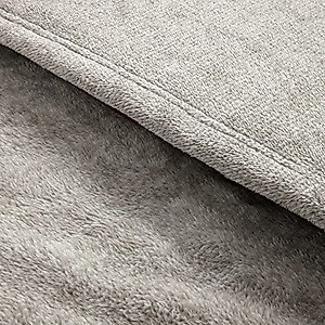 DEMDACO Dog and Me Furry Best Friend Brown 60 x 70 Fleece Fabric Foot Pocket Throw Blanket