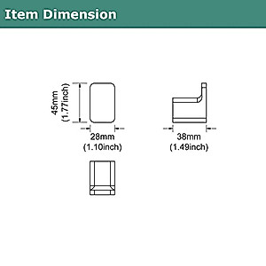 PARLOS Brass Single Robe & Tower Hook for Bathroom and Kitchen, Brushed Nickel, Doris 2102102