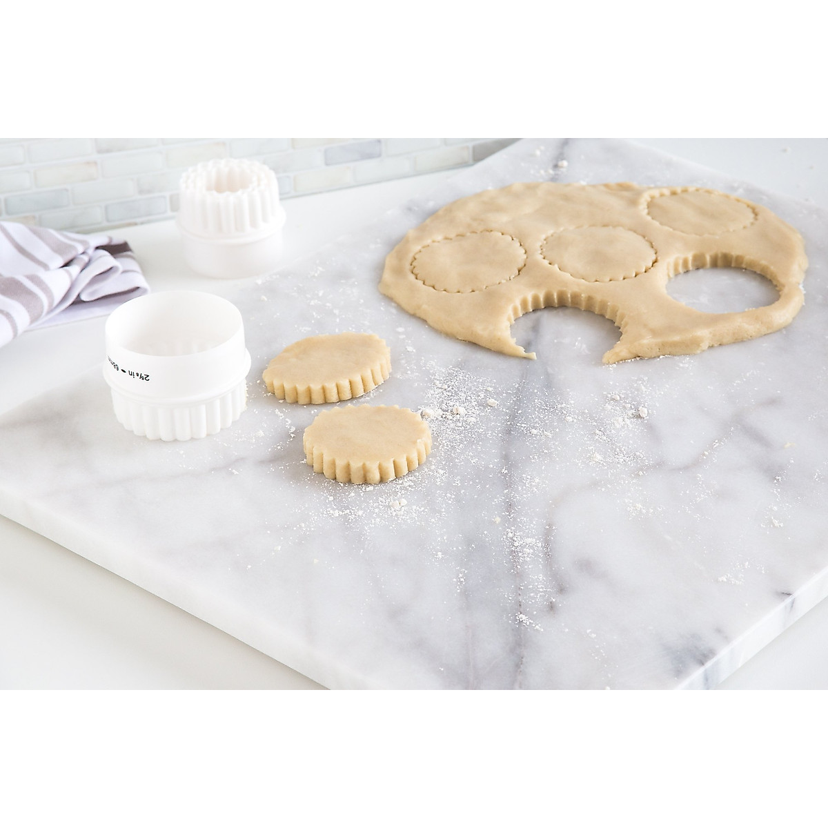 Fox Run 3829 Marble Pastry Board White, 16 x 20 x 0.75 inches