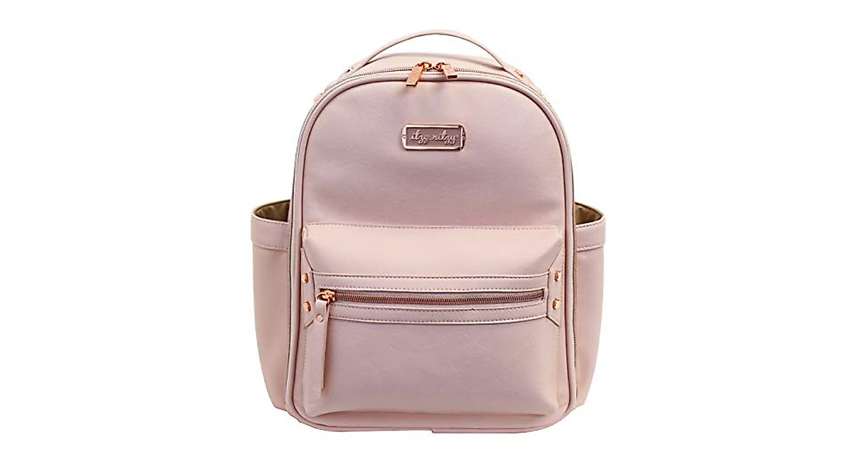Itzy Ritzy Mini Diaper Bag Backpack – Stylish & Compact with 10 Pockets