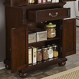 Colonial Classic Dark Cherry Pantry Cabinet by Home Styles