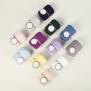 Twinkle Nest Baby Wrap. Set of 3 Newborn Photography Wraps. Baby Swaddle or Blanket for Newborn Photography Props. Waffle Knit Baby Wraps. Baby Photoshoot Props for Boy or Girl. Baby Registry Gift.