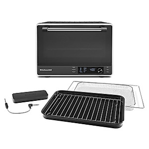 KitchenAid Dual Convection Countertop Oven with Air Fry and Temperature Probe - KCO224BM, Black Matte