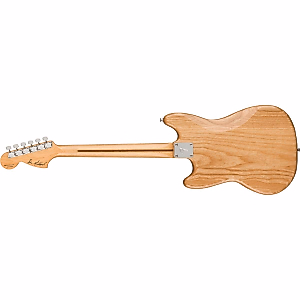 Fender Ben Gibbard Mustang Electric Guitar, with 2-Year Warranty, Natural, Maple Fingerboard