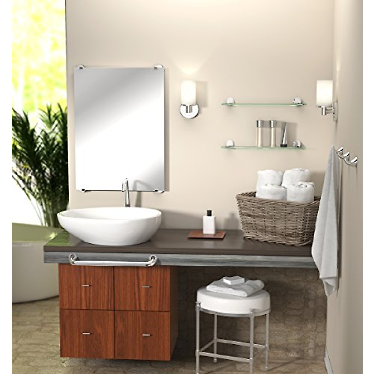 Gatco 5115 Brie Bathroom Robe Hook, Satin Nickel