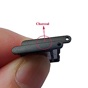 Ubrokeifixit for Google Pixel 6a 6.1" Sim Card Tray Slot Holder Replacement for Google Pixel 6a 6.1" GX7AS GB62Z G1AZG 2022,with Eject Pin (Pixel 6a-Charcoal)
