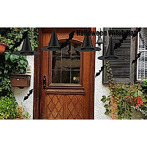 12PCS Halloween Witch Hats Witch Costume Accessory, Black Witch Hat for Halloween Party Decoration