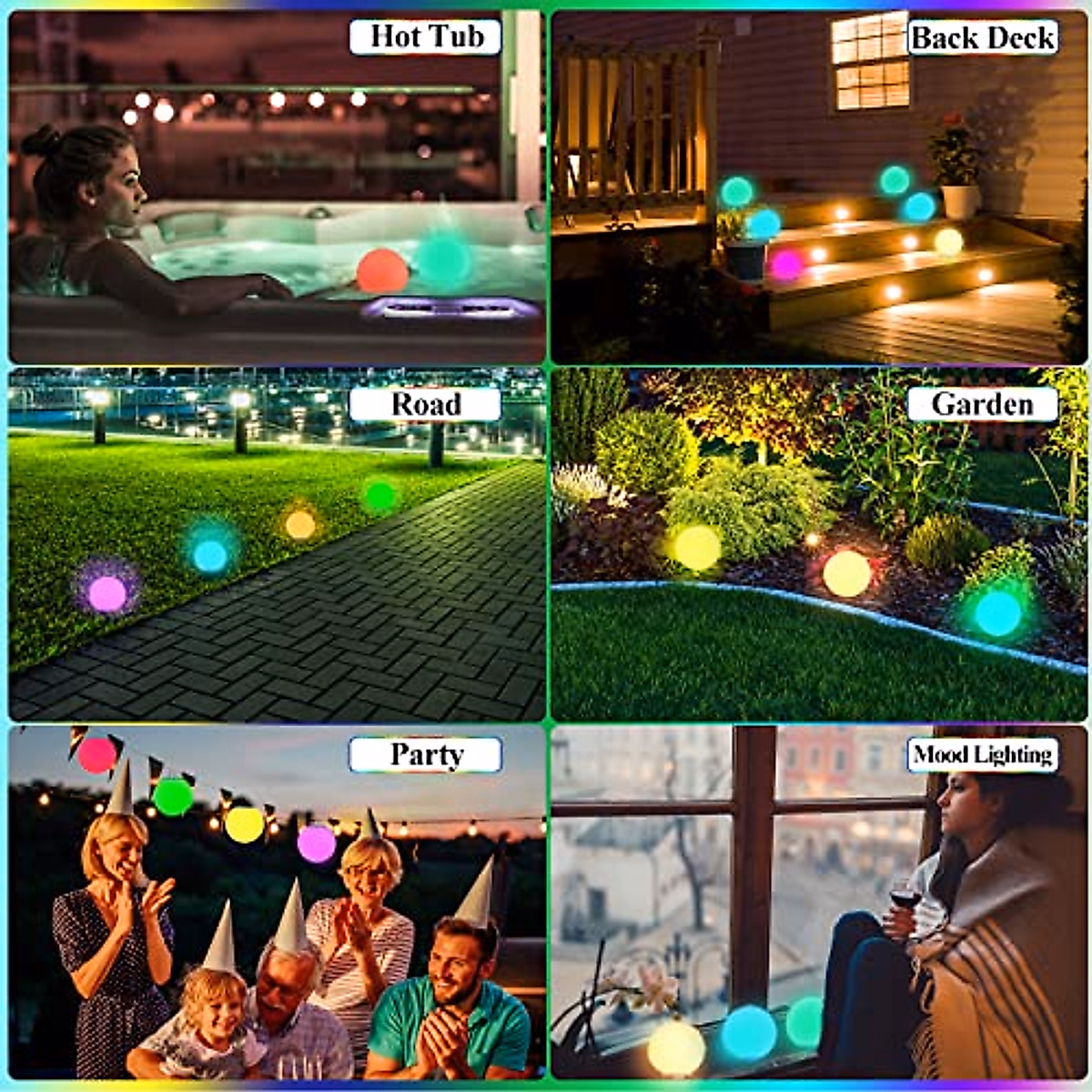 Floating Pool Lights,Rechargeable LED Color Changing Pool Lights That Float,3 Inch LED Pool Light with Remote & Hook for Swimming Pool Pond Spa Bath Garden,Hot Tub Accessories,Pool Party Decorations